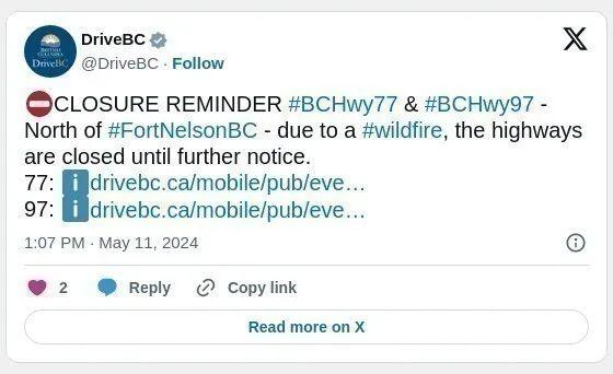 BC省山火一夜失控 千人小城大疏散 - 人在温哥华网 VanPeople.com