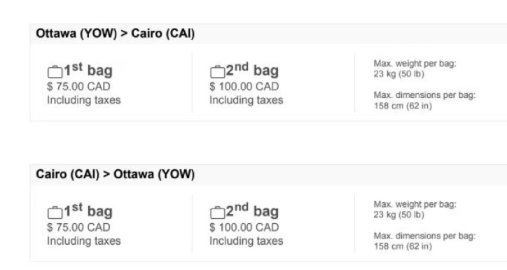 小心！加航行李托运费收两遍 已有多人“被宰” - 人在温哥华网 VanPeople.com